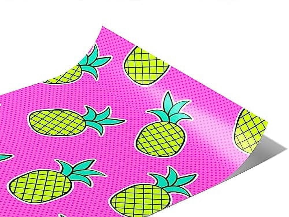 Rwraps Pineapple Poppin Pine Matte Vinyl Film Wrap 59in x 25ft Vinyl ...