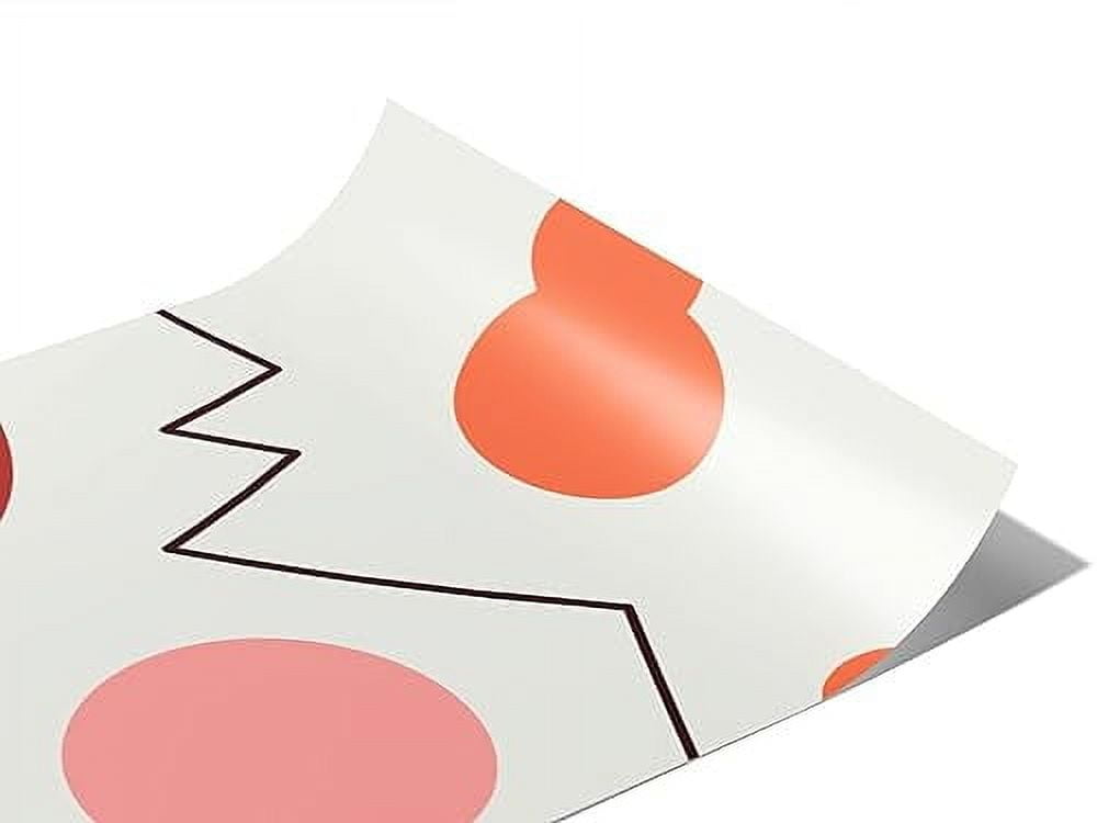 Rwraps Pink Abstract Giant Ants Matte Vinyl Film Wrap 59in x 5ft Vinyl ...