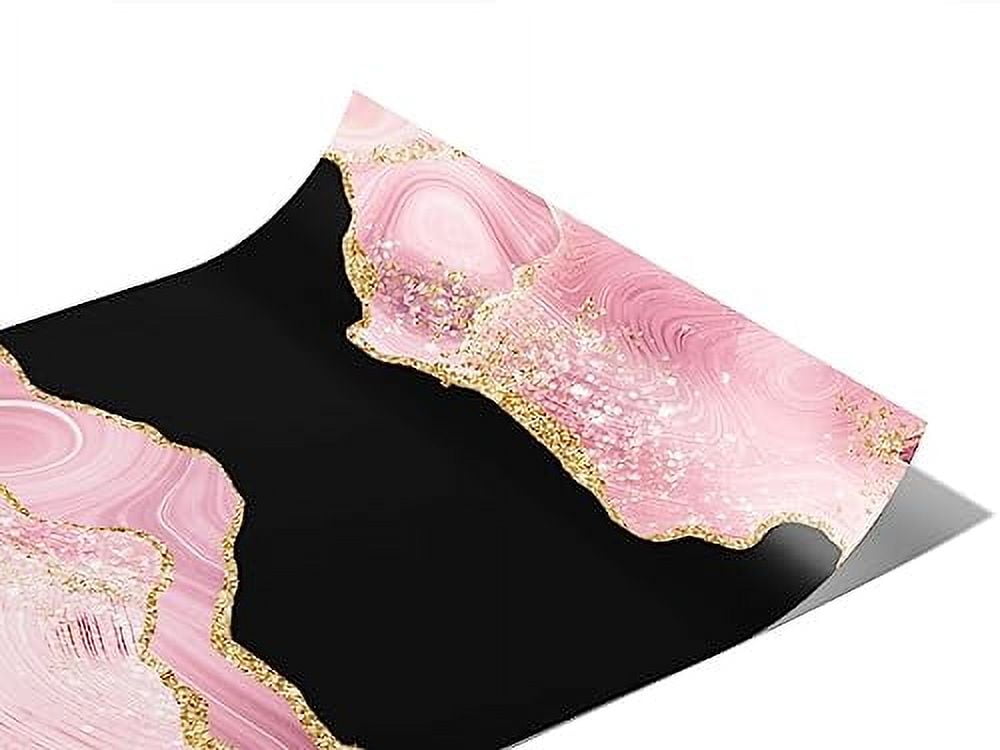 Rwraps Pink Agate Gemstone Playing Coy Gloss Vinyl Film Wrap 59in x 5ft ...