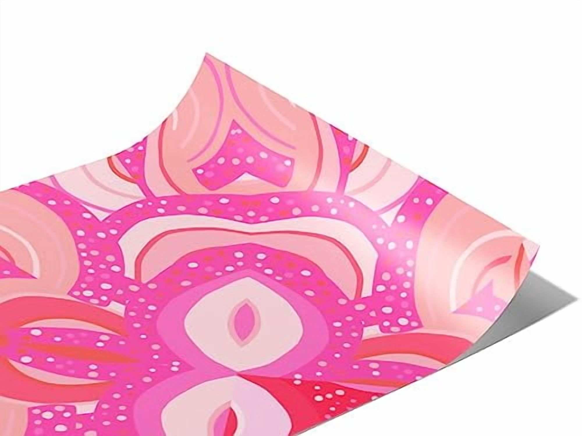 Rwraps Pink Art Deco Spring Burst Matte Vinyl Film Wrap 59in x 5ft ...