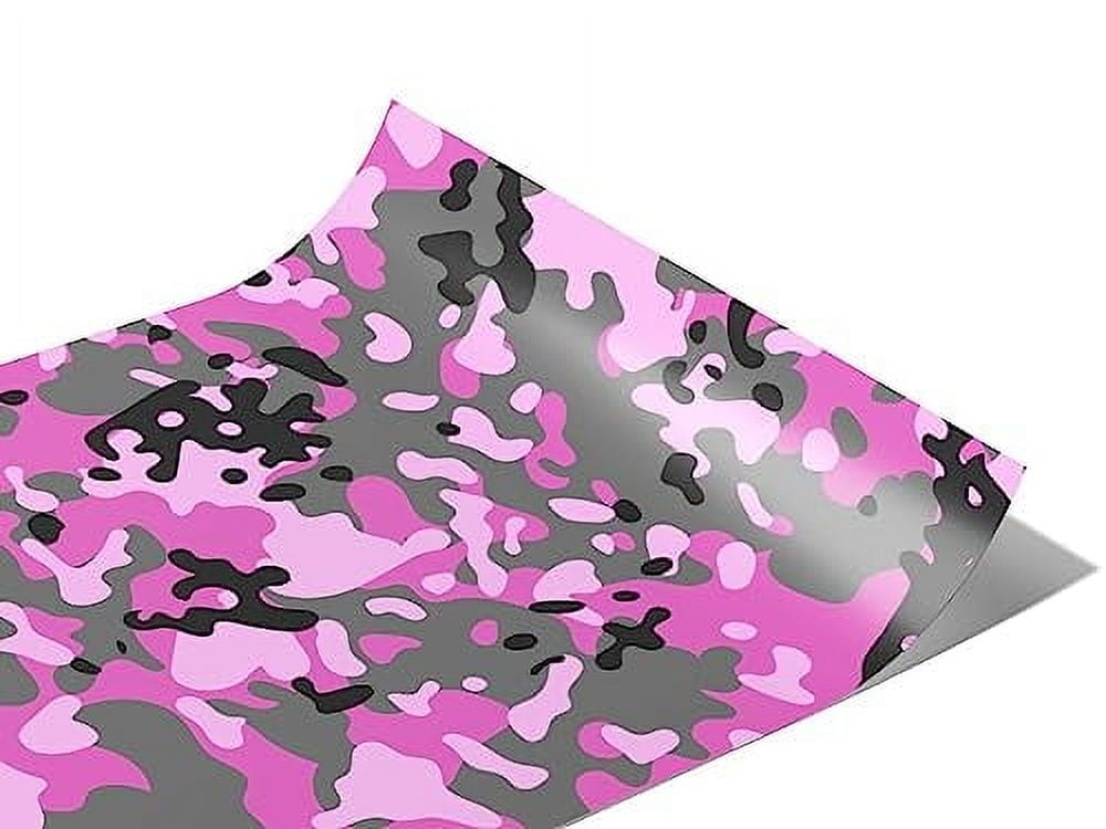 Rwraps Pink Camouflage Blush Multicam Gloss Vinyl Film Wrap 59in x 21ft ...
