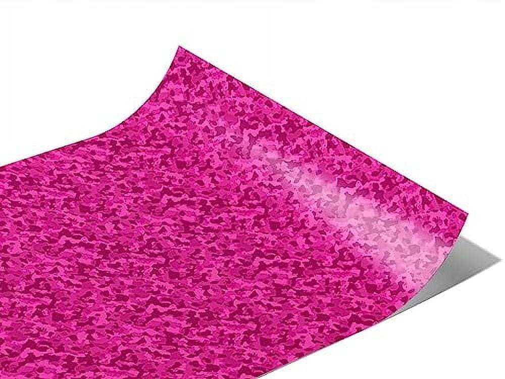 Rwraps Pink Camouflage Fuchsia Woodland Matte Vinyl Film Wrap 59in x ...
