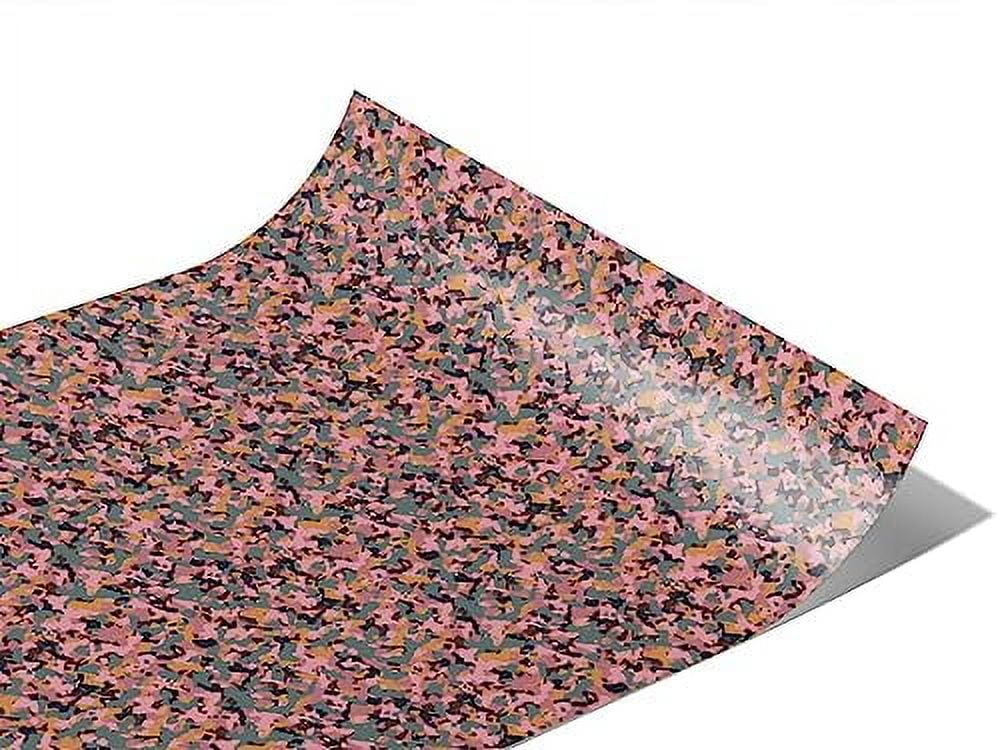 Rwraps Pink Camouflage Taffy Flecktarn Matte Vinyl Film Wrap 59in x 4ft ...