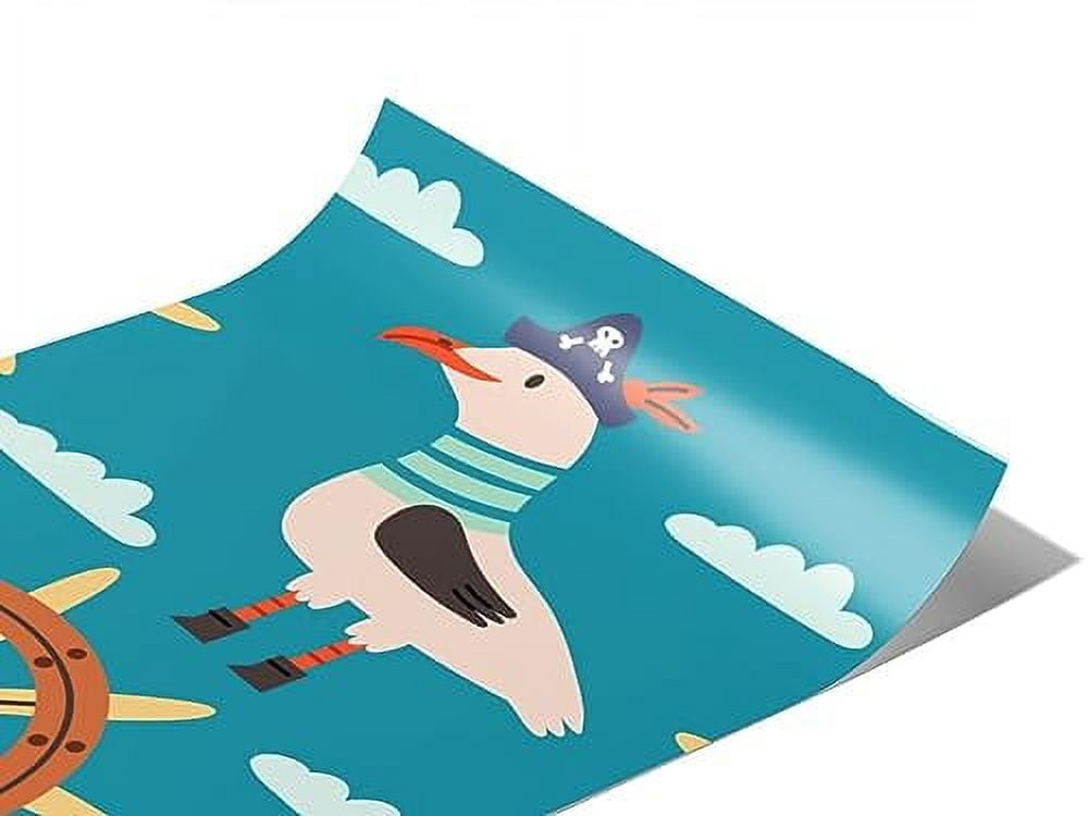 Rwraps Pirate Greedy Gulls Gloss Vinyl Film Wrap 59in x 24ft Vinyl ...