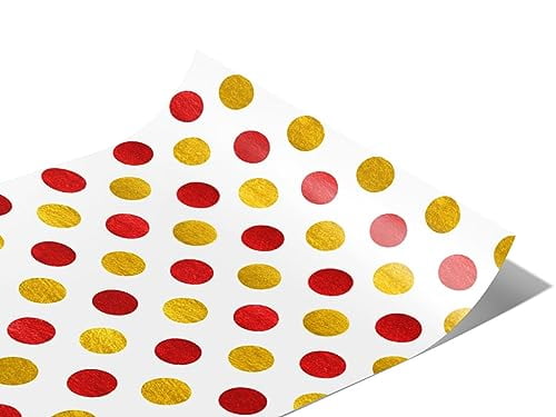 Rwraps Polka Dot Traffic Lights Matte Vinyl Film Wrap 59in x 8ft Vinyl ...