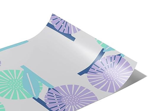 Rwraps Purple Abstract Glamorous Passing Gloss Vinyl Film Wrap 59in x ...