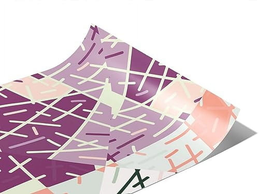 Rwraps Purple Art Deco Plum Pudding Matte Vinyl Film Wrap 59in x 8ft ...