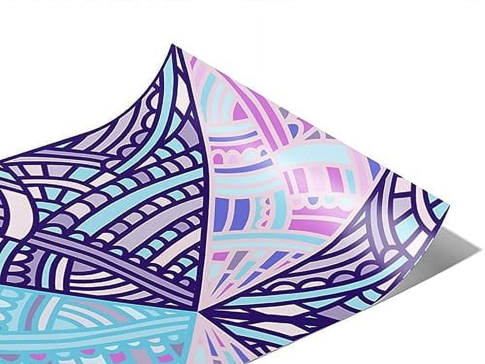 Rwraps Purple Art Deco Spinning Hourglass Matte Vinyl Film Wrap 59in x ...