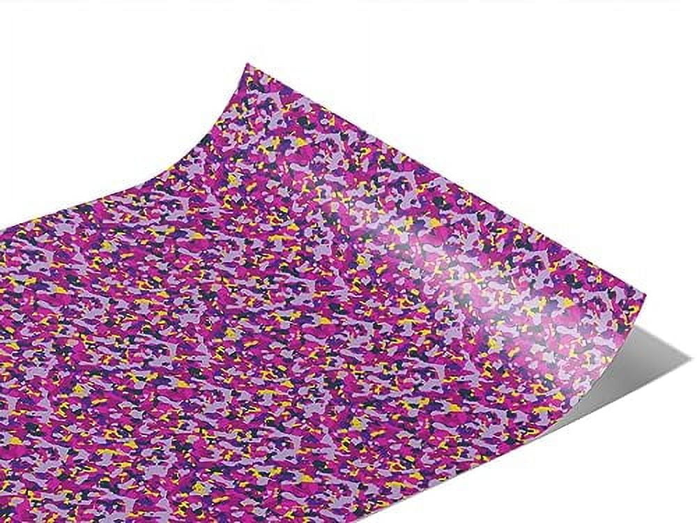 Rwraps Purple Camouflage Rainbow Heather Matte Vinyl Film Wrap 59in x ...