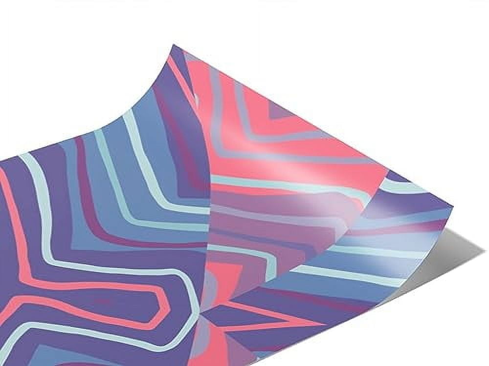 Rwraps Purple Mosaic Ultra Violet Gloss Vinyl Film Wrap 59in x 19ft ...