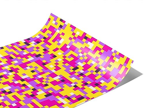 Rwraps Purple Pixel Bye Felicia Matte Vinyl Film Wrap 59in x 5ft Vinyl ...