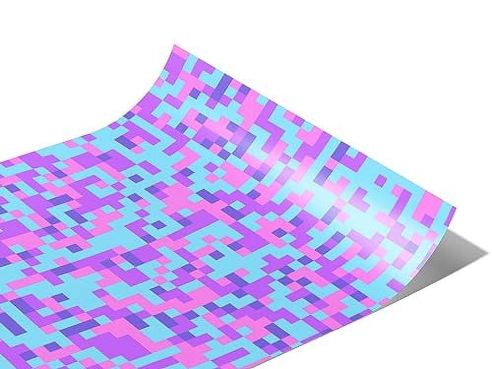Rwraps Purple Pixel You Mauve Me Gloss Vinyl Film Wrap 59in x 5ft Vinyl ...