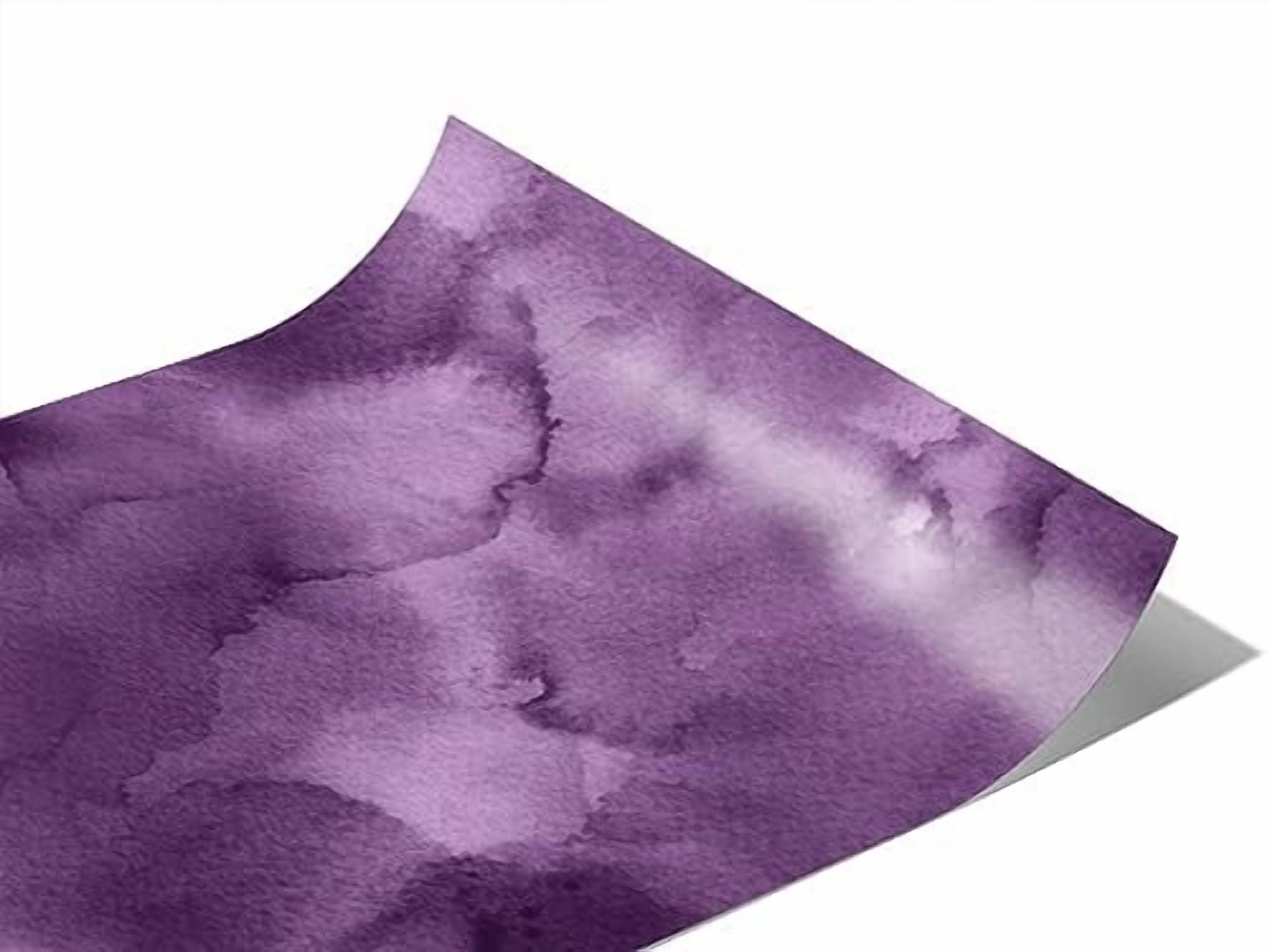 Rwraps Purple Watercolor Devoted Guinevere Matte Vinyl Film Wrap 59in x ...