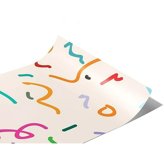 Rwraps Rainbow Abstract Borrowed String Matte Vinyl Film Wrap 59in x ...