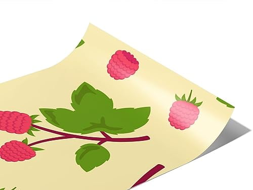 Rwraps Raspberry Bababerry Bush Gloss Vinyl Film Wrap 59in x 2ft Vinyl ...