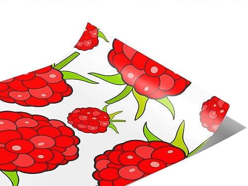 Rwraps Raspberry Jewel White Gloss Vinyl Film Wrap 59in x 6ft Vinyl ...