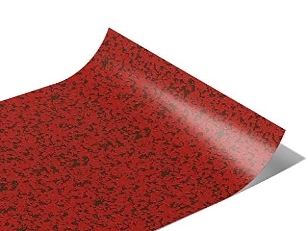 Rwraps Red Alloy Rust Matte Vinyl Film Wrap 59in x 24ft Vinyl Vehicle ...
