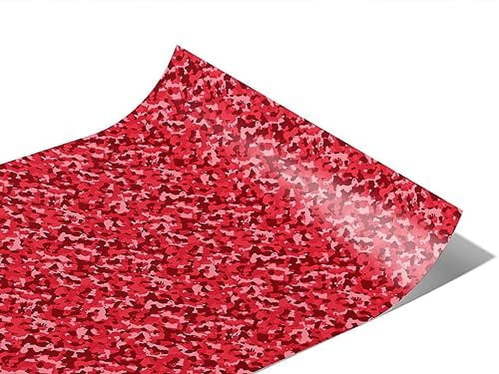 Rwraps Red Camouflage Raspberry Napalm Matte Vinyl Film Wrap 59in x ...