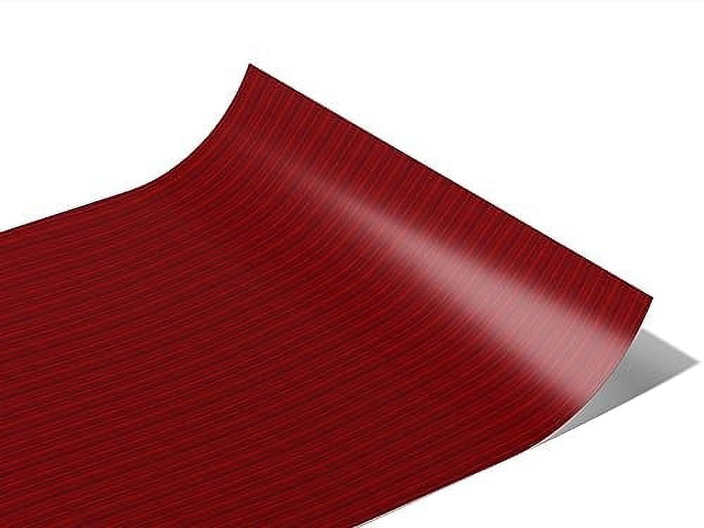Rwraps Red Wood Plank Vertical Gradient Gloss Vinyl Film Wrap 59in x ...
