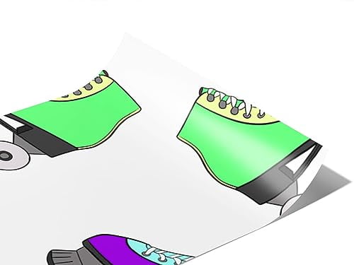 Rwraps Roller Skating Derby Girl Matte Vinyl Film Wrap 59in x 9ft Vinyl ...