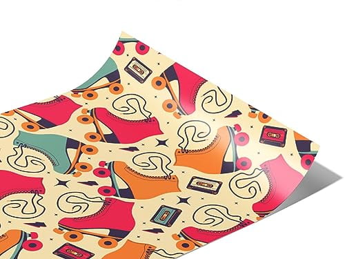 Rwraps Roller Skating Disco Skate Gloss Vinyl Film Wrap 59in x 14ft ...