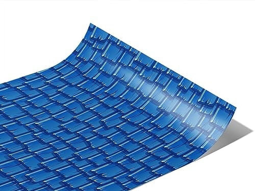 Rwraps Roofing Tile Blue Shake Matte Vinyl Film Wrap 59in x 6ft Vinyl ...