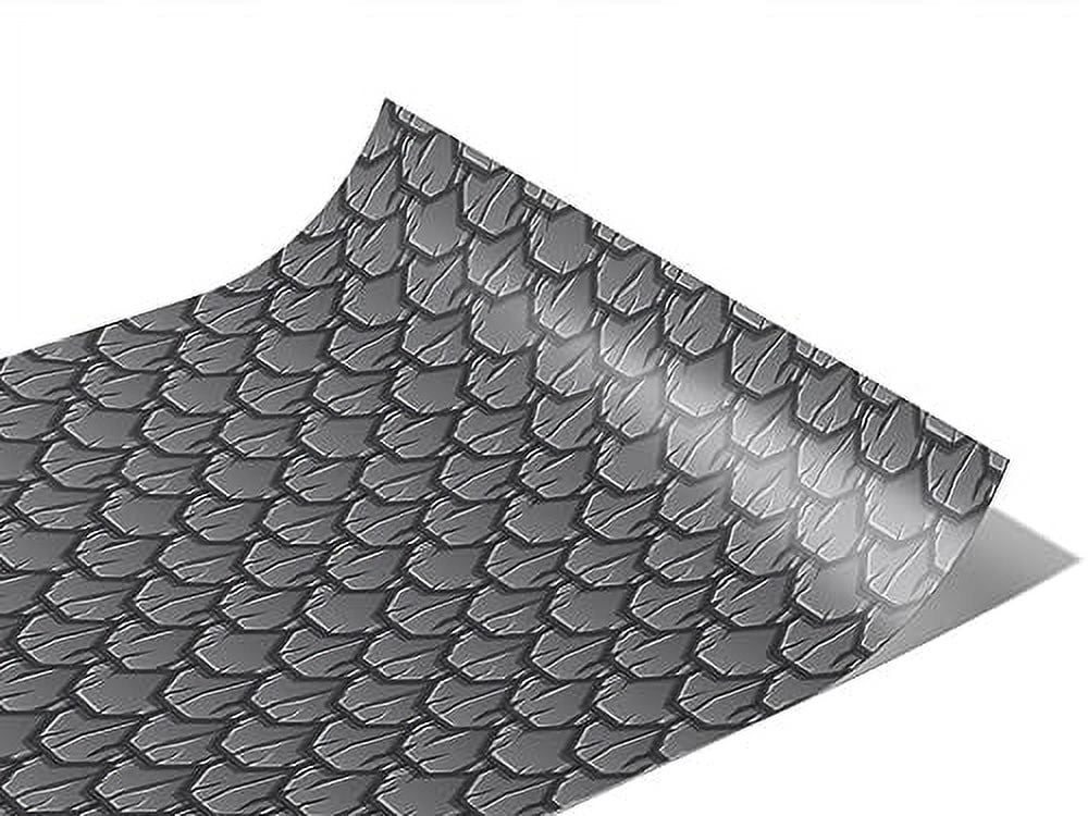 Rwraps Roofing Tile Grey Scaled Matte Vinyl Film Wrap 59in x 22ft Vinyl ...