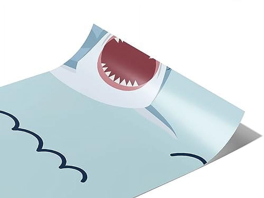 Rwraps Sharks and Rays Bite Me Gloss Vinyl Film Wrap 59in x 1ft Vinyl ...