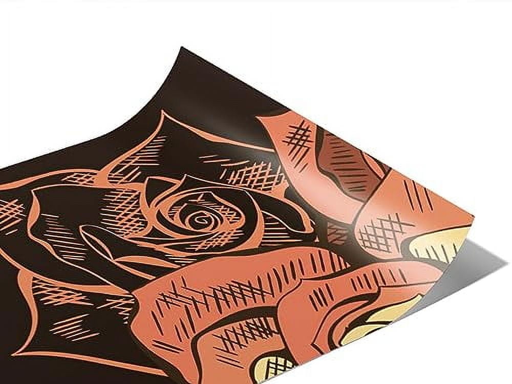 Rwraps Skull and Bones Black Crown Matte Vinyl Film Wrap 59in x 16ft ...