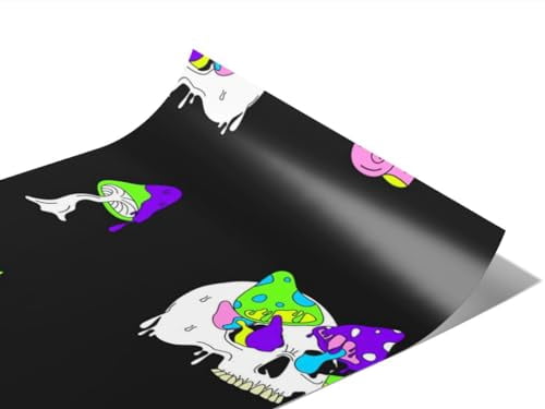 Rwraps Skull and Bones Living Decay Matte Vinyl Film Wrap 59in x 14ft ...