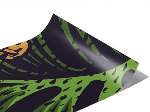 Rwraps Skull and Bones Pineapple Head Gloss Vinyl Film Wrap 59in x 5ft ...