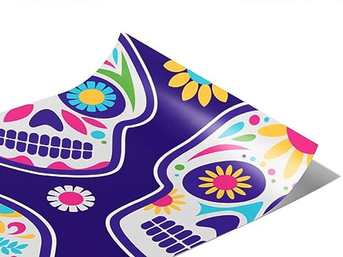 Rwraps Skull and Bones Sweet Tooth Matte Vinyl Film Wrap 59in x 1ft ...