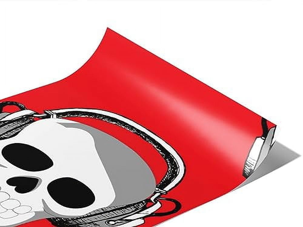 Rwraps Skull and Bones Tuned Out Matte Vinyl Film Wrap 59in x 20ft ...