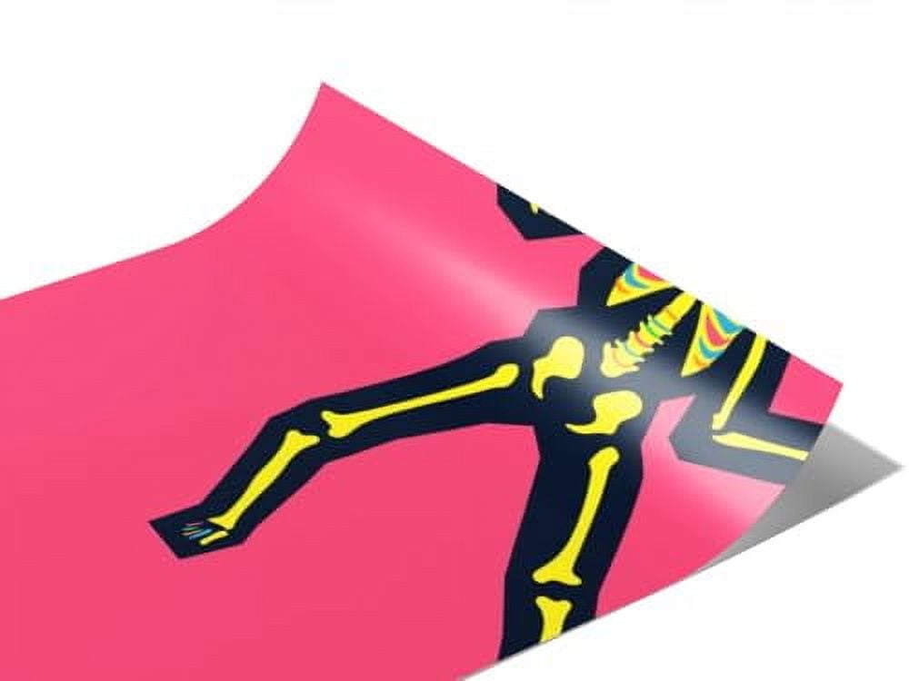 Rwraps Skull and Bones X-Ray Vision Matte Vinyl Film Wrap 59in x 2ft ...