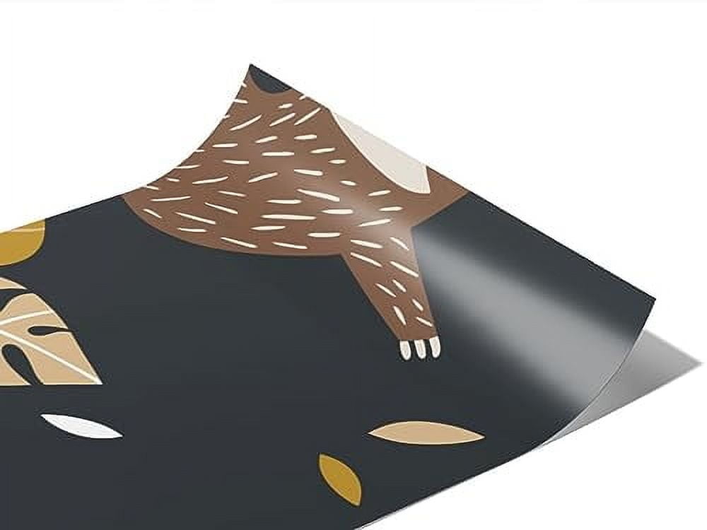 Rwraps Sloth Evening Nap Gloss Vinyl Film Wrap 59in x 24ft Vinyl ...