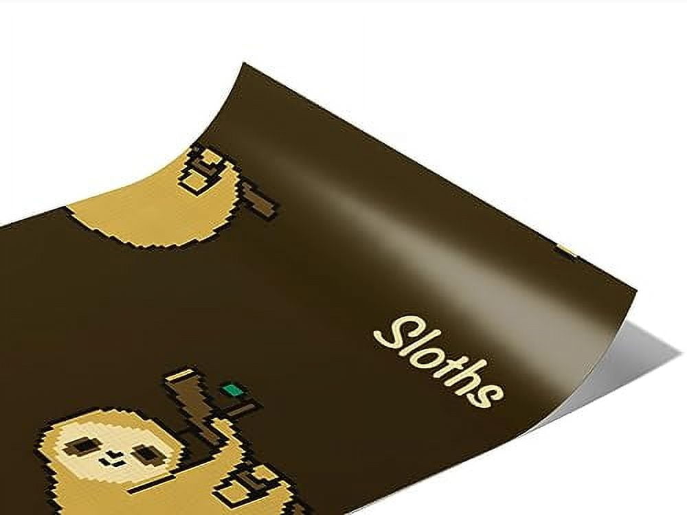 Rwraps Sloth Still Rendering Gloss Vinyl Film Wrap 59in x 6ft Vinyl ...