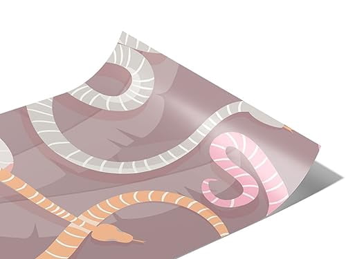 Rwraps Snake Poisonous Pastels Matte Vinyl Film Wrap 59in x 6ft Vinyl ...