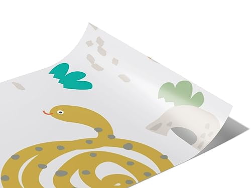 Rwraps Snake Smiling Serpents Matte Vinyl Film Wrap 59in x 7ft Vinyl ...