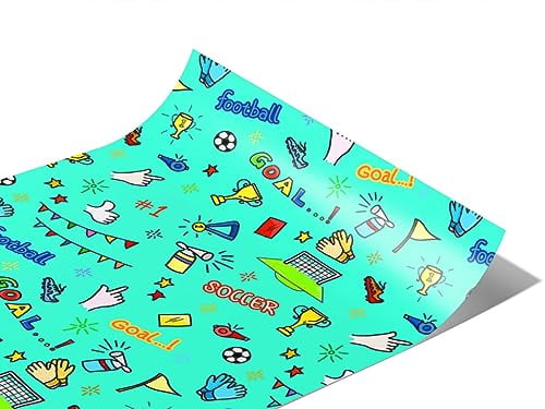 Rwraps Soccer Hat Trick Matte Vinyl Film Wrap 59in x 24ft Vinyl Vehicle ...