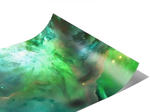 Rwraps Space Galactic Green Matte Vinyl Film Wrap 59in x 10ft Vinyl ...