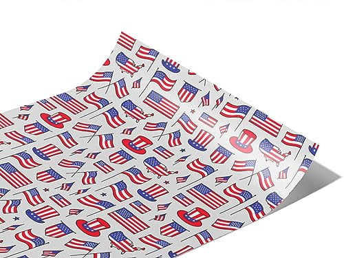 Rwraps Star Spangled Americana Flagging Down Gloss Vinyl Film Wrap 59in ...