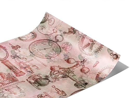 Rwraps Steampunk Barometric Romance Matte Vinyl Film Wrap 59in x 10ft ...