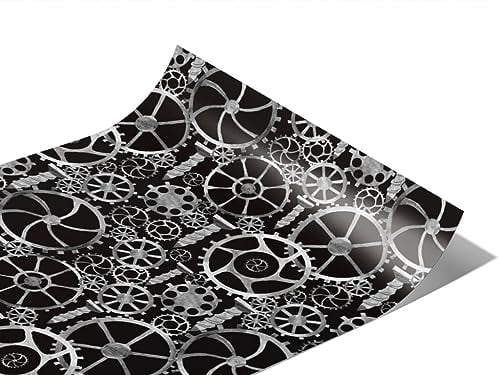 Rwraps Steampunk Black Tools Matte Vinyl Film Wrap 59in x 18ft Vinyl ...
