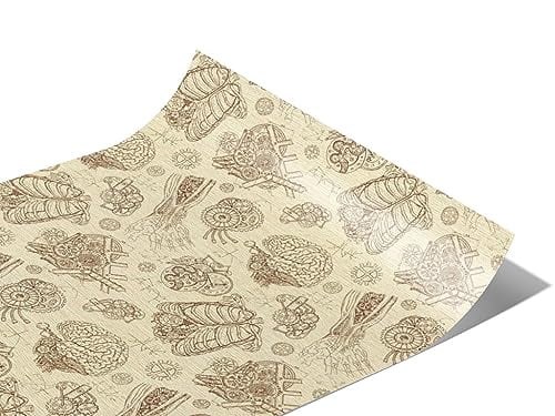 Rwraps Steampunk Clockwork Man Gloss Vinyl Film Wrap 59in x 8ft Vinyl ...