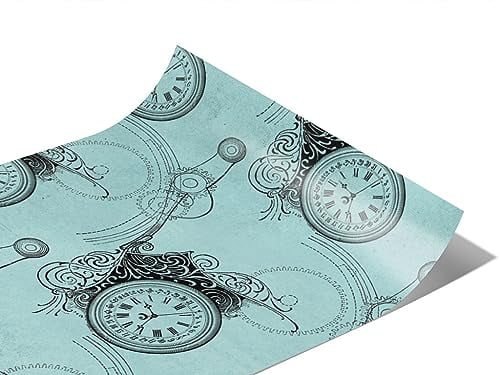 Rwraps Steampunk Hourly Measurements Matte Vinyl Film Wrap 59in x 6ft ...