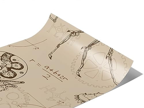 Rwraps Steampunk Mechanical Bat Matte Vinyl Film Wrap 59in x 21ft Vinyl ...