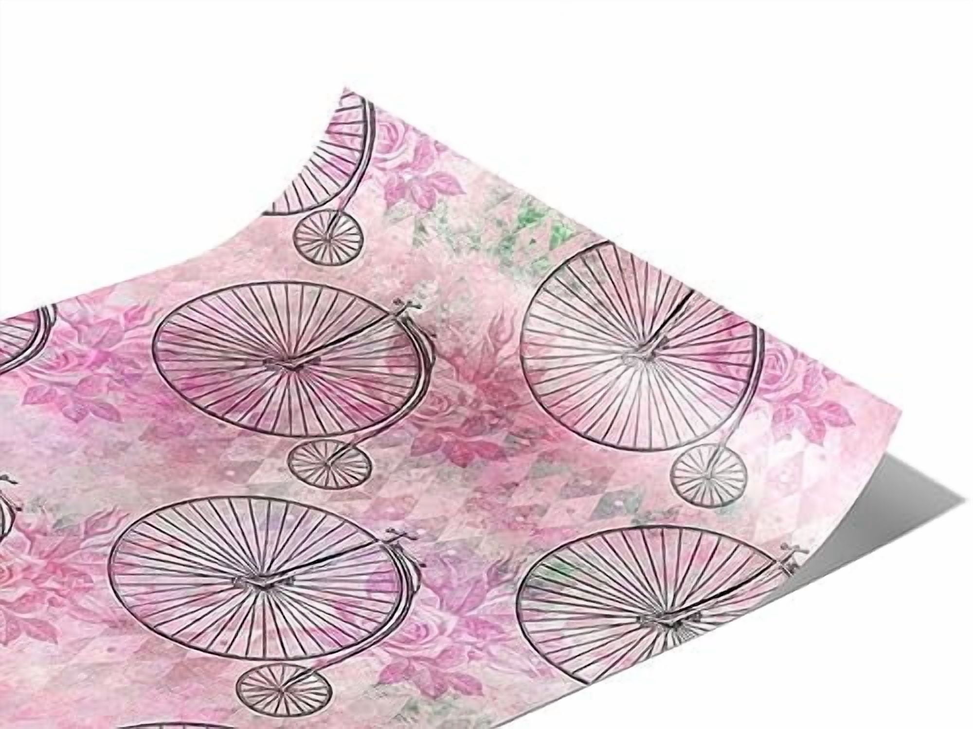 Rwraps Steampunk Penny Farthings Matte Vinyl Film Wrap 59in x 6ft Vinyl Vehicle Car Film Sheet ...