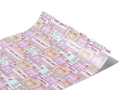 Rwraps Sticker Bomb Pastel Pop-Ups Gloss Vinyl Film Wrap 59in x 21ft ...