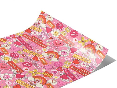 Rwraps Sticker Bomb Sweet Valentine Matte Vinyl Film Wrap 59in x 24ft ...
