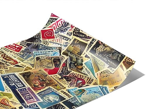 Rwraps Sticker Bomb Telephone Pole Gloss Vinyl Film Wrap 59in x 6ft ...